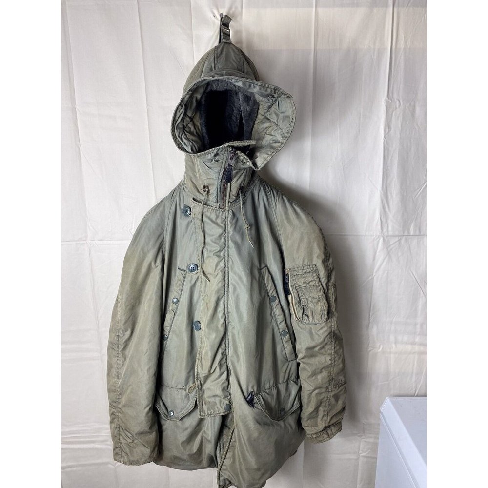 Usaf N-3b Modified Parka Flight Jacket Small Vietnam … - Gem